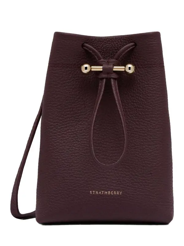 Strathberry Osette Midi Pouch - Red