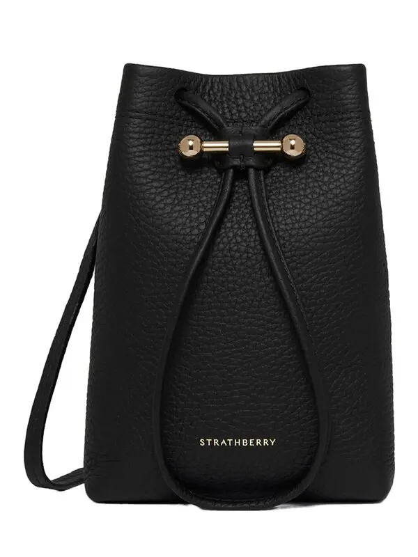 Strathberry Osette Pouch Bag - Black