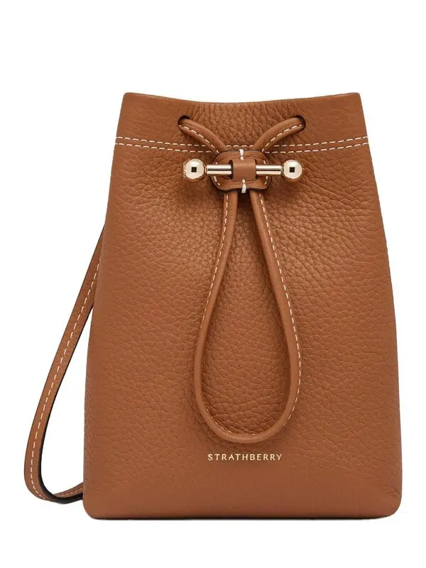 Strathberry Osette Pouch Bag - Brown