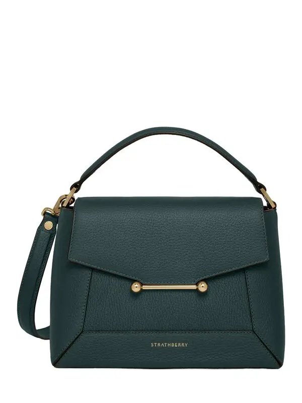 Strathberry Mosaic Top Handle Handbag - Green