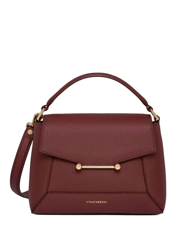 Strathberry Mosaic Top Handle Handbag - Red