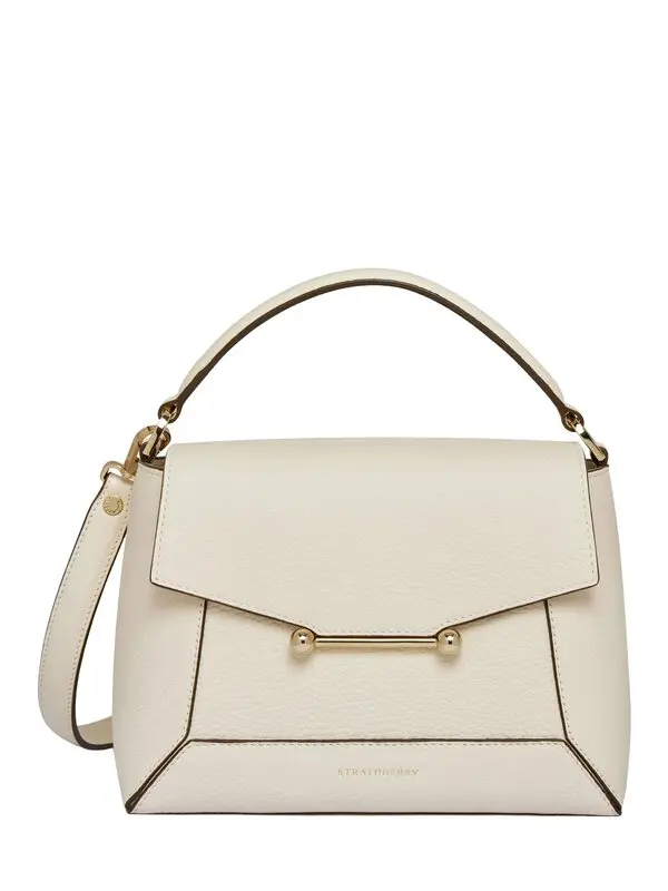 Strathberry Mosaic Top Handle Handbag - White