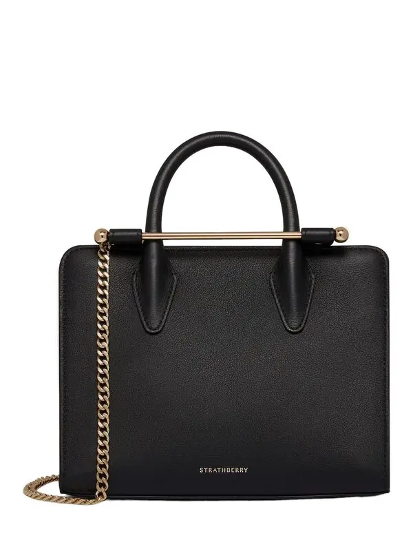 Strathberry Mini Tote Bag - Black