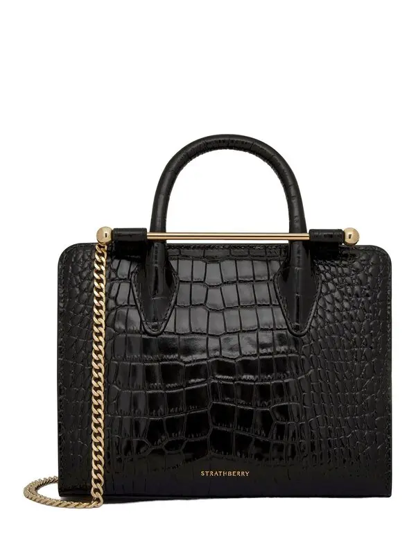 Strathberry Mini Tote Bag - Black