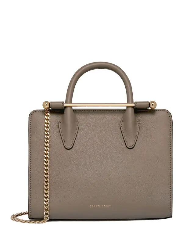 Strathberry Mini Tote Bag - Grey