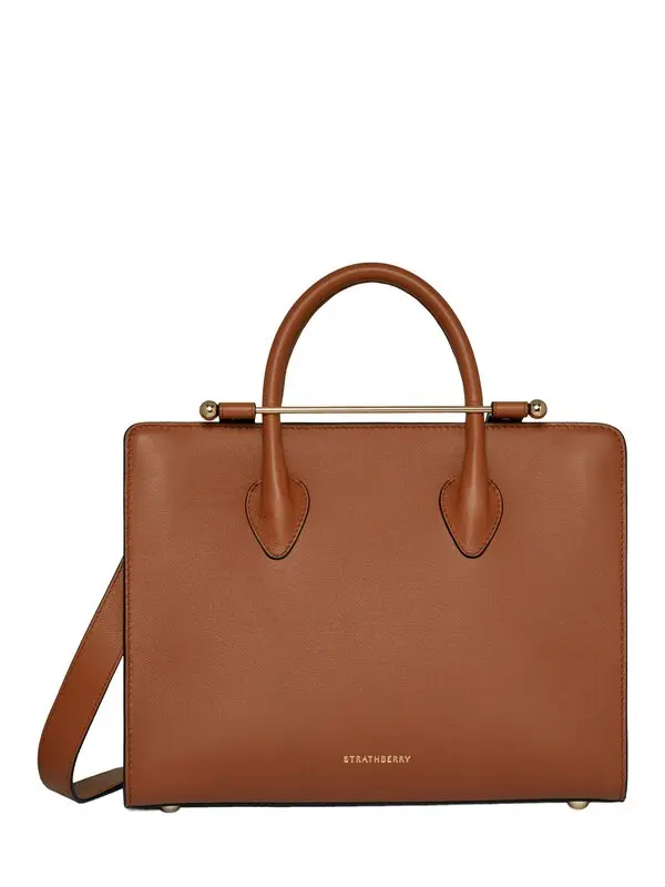 Strathberry Midi Tote Bag - Brown