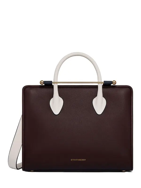 Strathberry Midi Tote Bag - Red