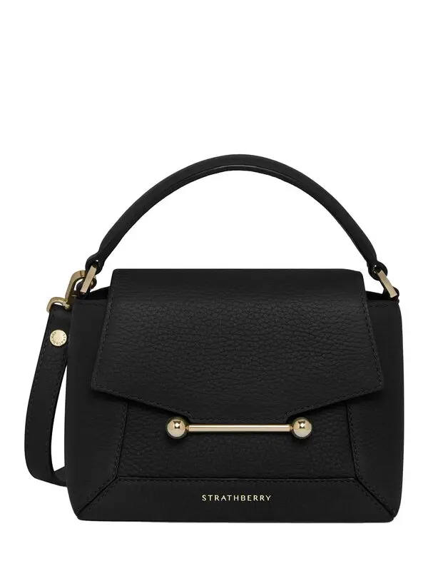 Strathberry Mosaic Nano Handbag - Black