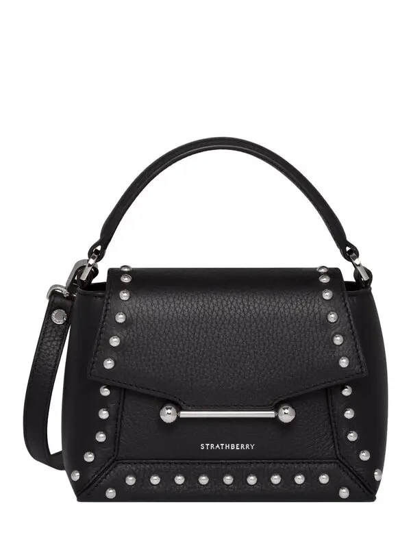 Strathberry Mosaic Nano Handbag - Black