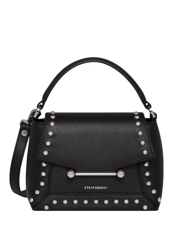 Strathberry Mosaic Nano Handbag - Black