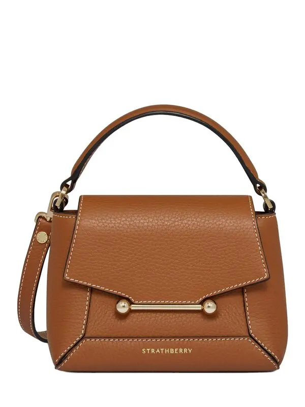 Strathberry Mosaic Nano Handbag - Brown