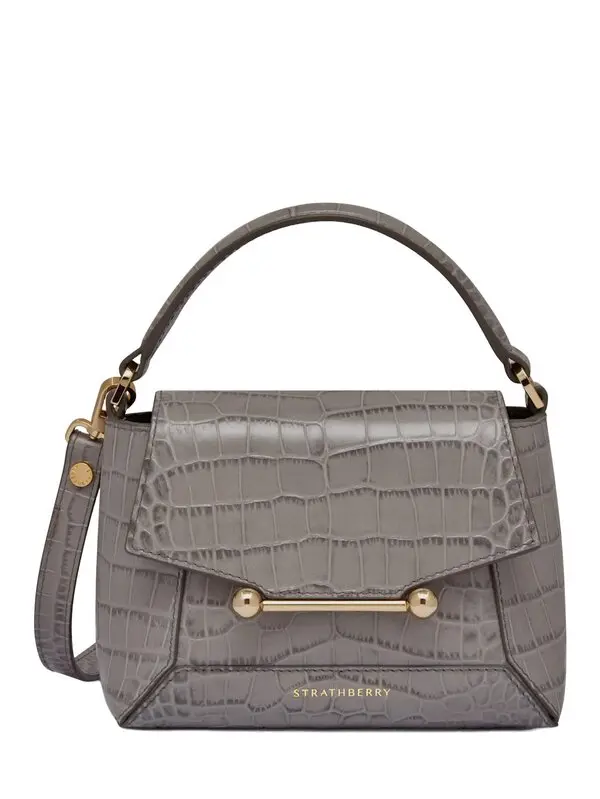 Strathberry Mosaic Nano Handbag - Grey