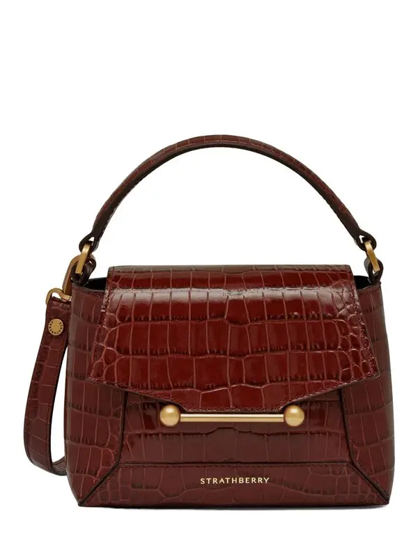 Strathberry Mosaic Nano Handbag - Red