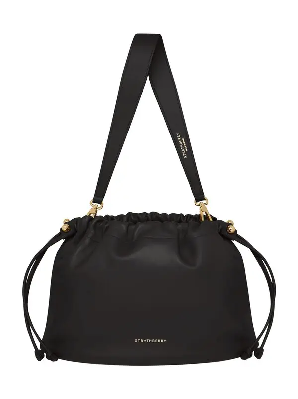 Strathberry Charlotte Midi Bucket Bag - Black