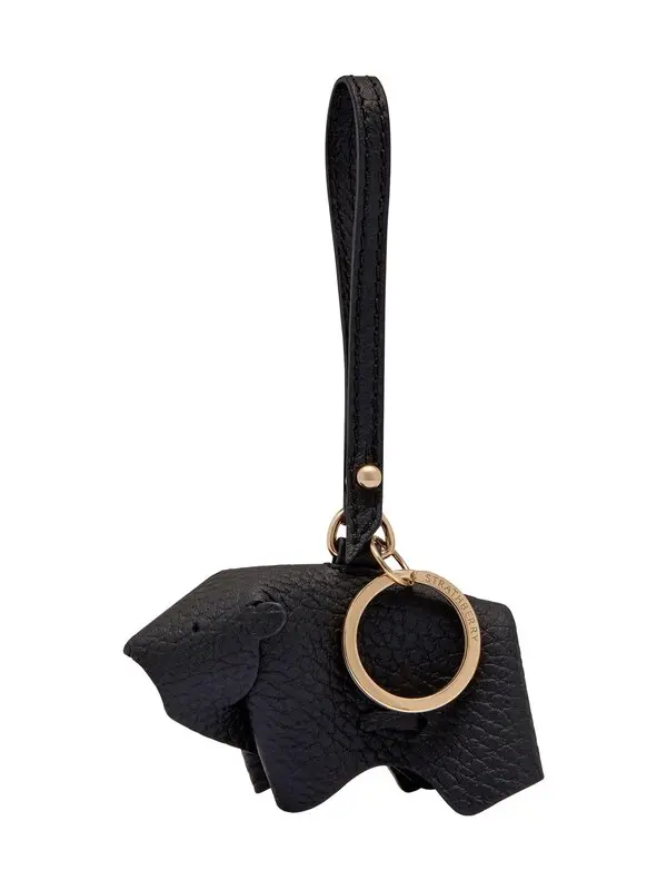 Strathberry Animal Bag Charm - Black
