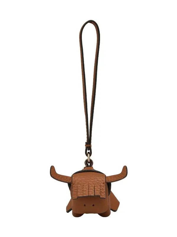 Strathberry Animal Bag Charm - Brown