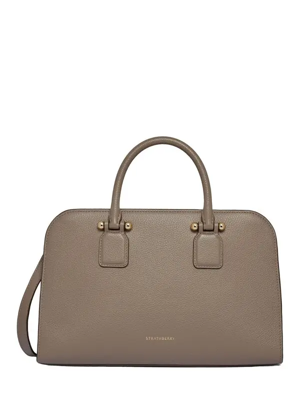 Strathberry Georgia Midi Tote Bag - Grey