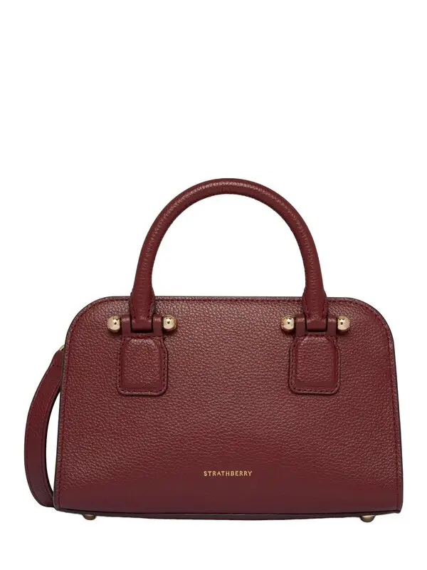Strathberry Georgia Mini Tote Bag - Red