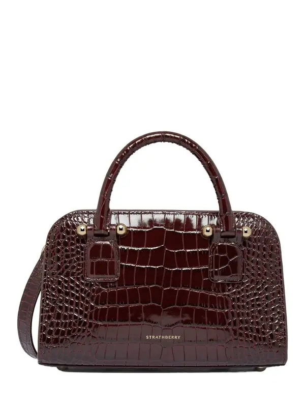 Strathberry Georgia Mini Tote Bag - Red