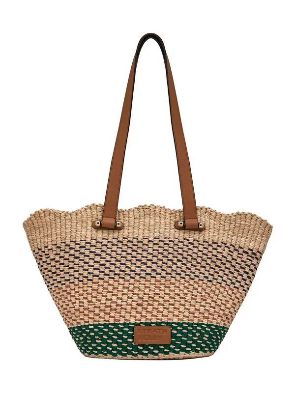 Strathberry Scallop Tote Bag - Neutral