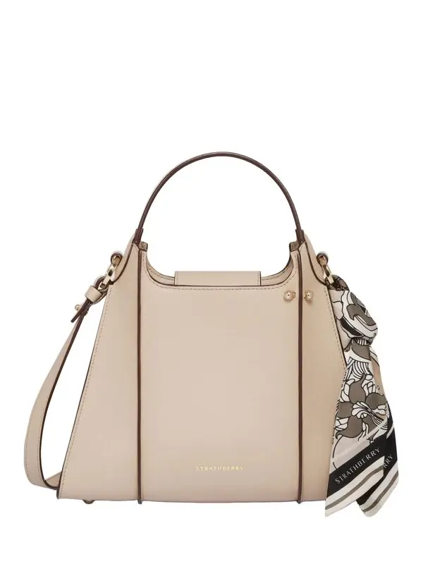Strathberry Arkshell Top Handle Handbag - Neutral