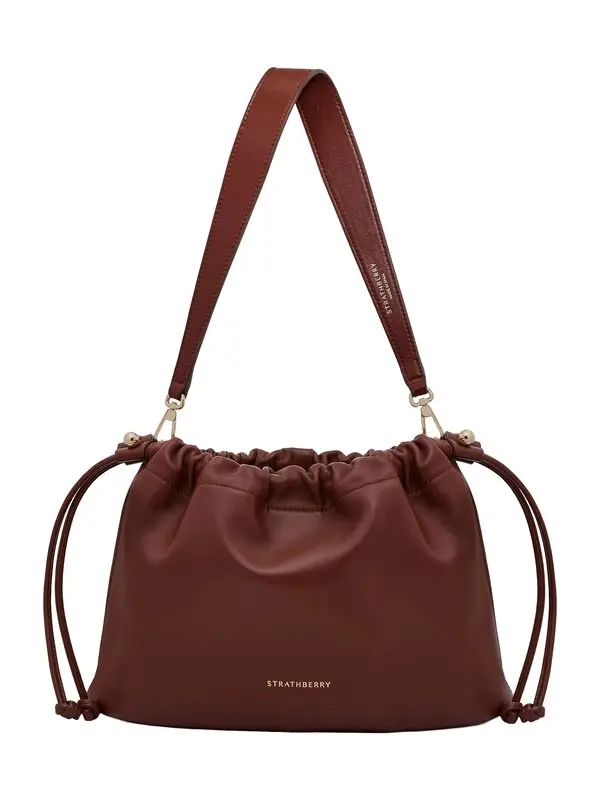 Strathberry Charlotte Midi Drawstring - Brown