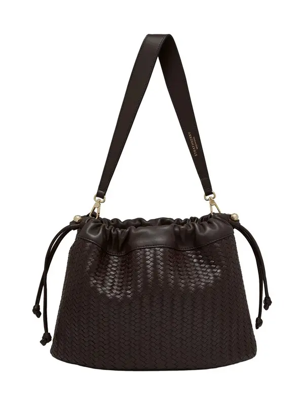 Strathberry Drawstring Bag - Brown