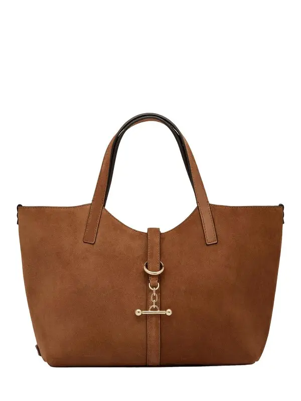Strathberry Kite Tote Midi - Brown