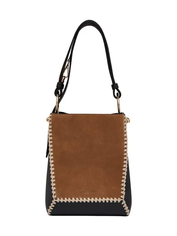 Strathberry Lana Midi Bucket Bag - Brown