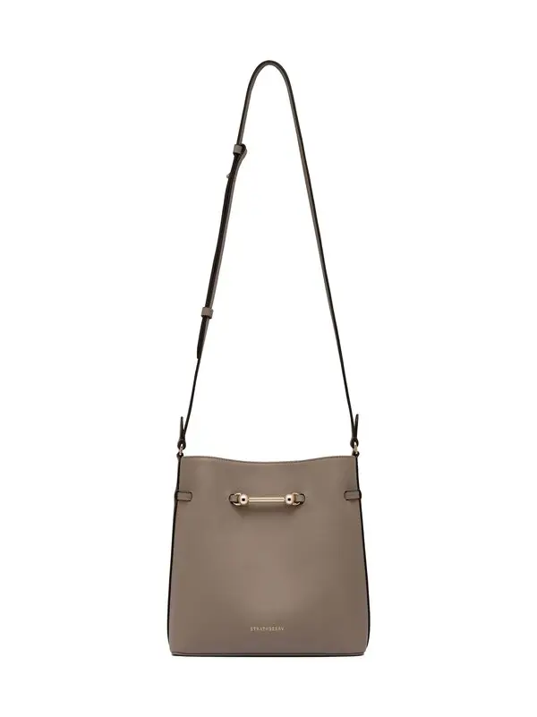 Strathberry Corda Bucket Bag - Grey
