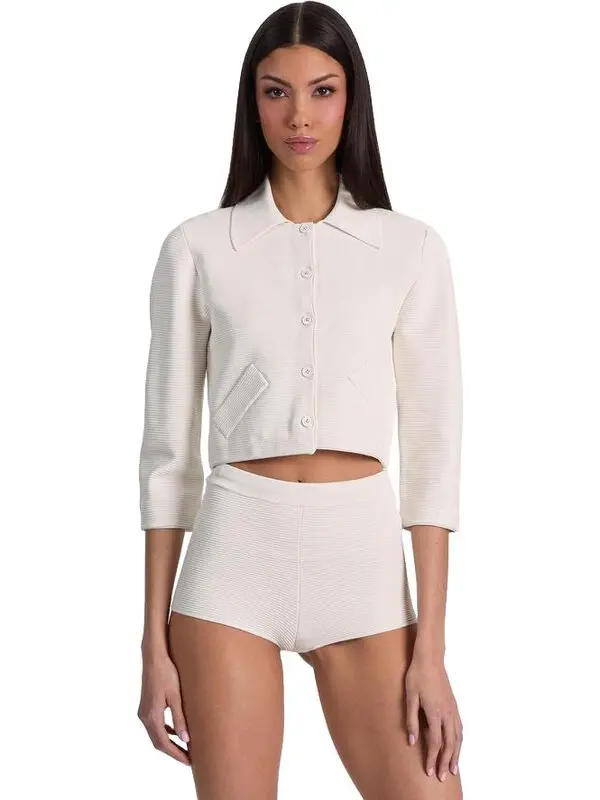 Alice + Olivia Ila Jacket - White