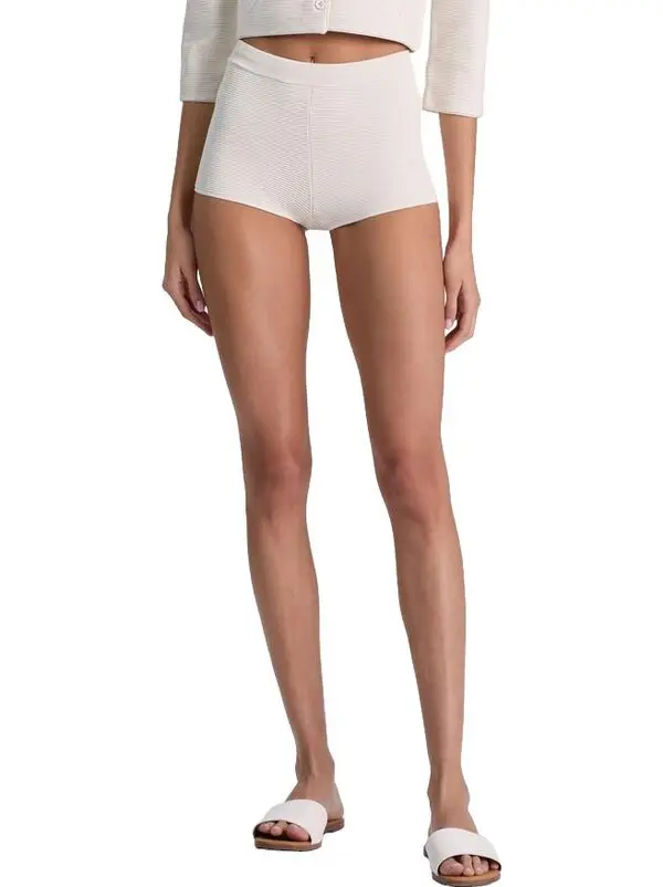 Alice + Olivia Tarina Knit Hot Pant - White