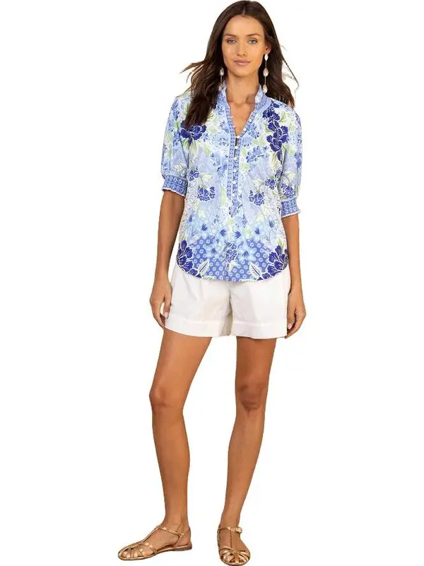 Hale Bob Carmel Jersey Top - Blue