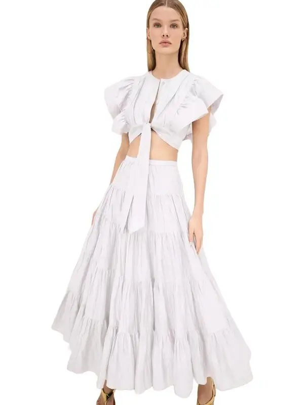 Alexis Ondine Skirt - White