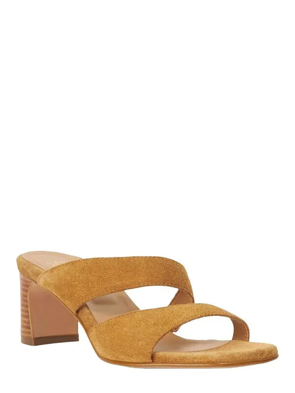 Dune London Jaeda Suede Slide Sandal - Tan