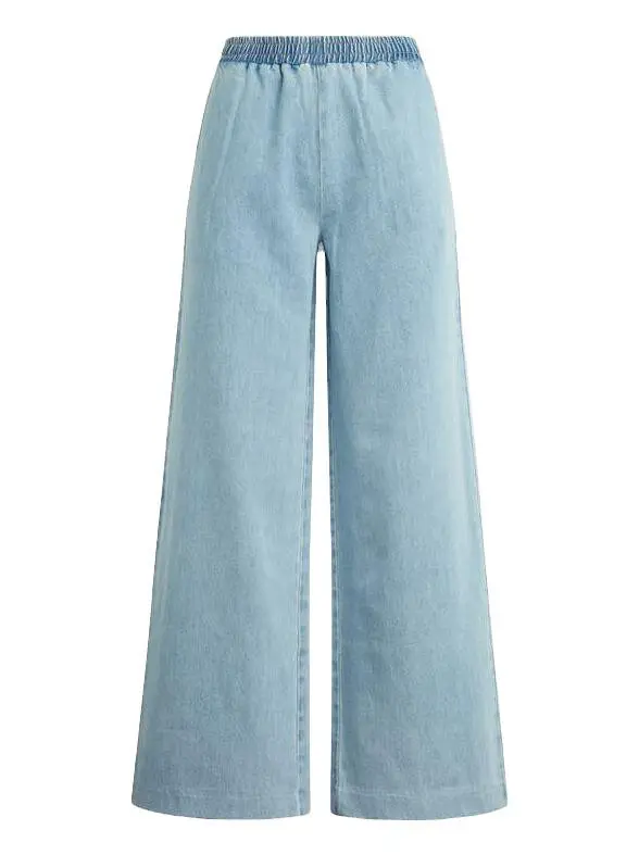 FAVORITE DAUGHTER The Malibu Wide Leg Jeans By - Ozark