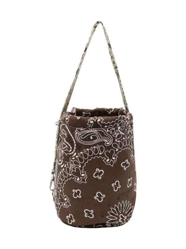 CALL IT BY YOUR NAME Cotton Bucket Bag - Brown
