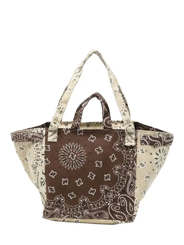 CALL IT BY YOUR NAME Sac Trapeze Cotton Tote Bag - Beige