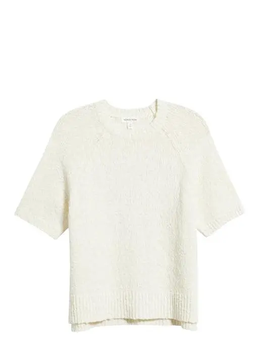 Nordstrom Raglan Sleeve Crewneck Sweater - Ivory Tofu