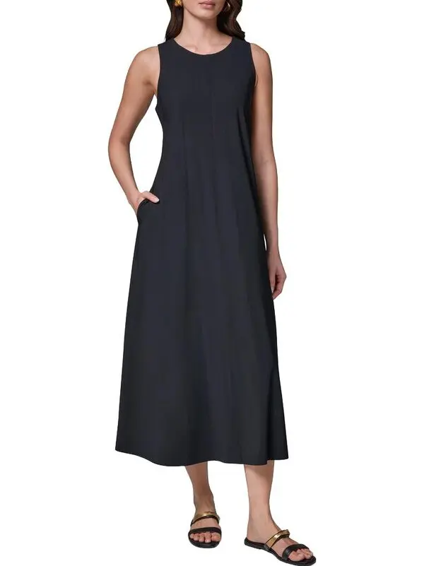 Donna Karan New York Sleeveless Midi Dress - Black