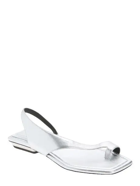 Rag & Bone Live Flat Sandal - Silver