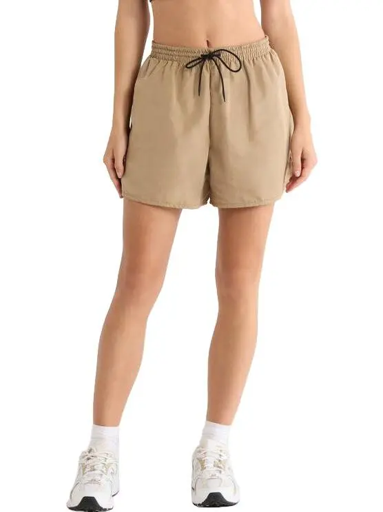 Year Of Ours Elasticated Waist Soccer Shorts - Sand