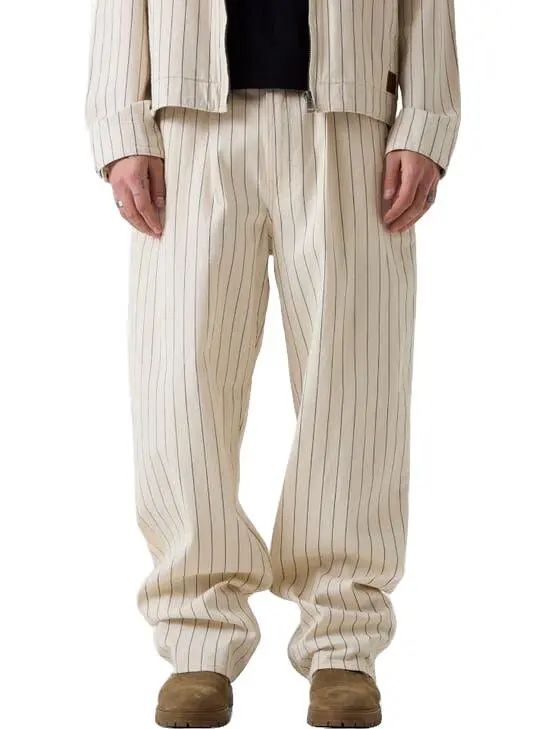 Guess G20 Super Baggy Pleat Pants - Natural