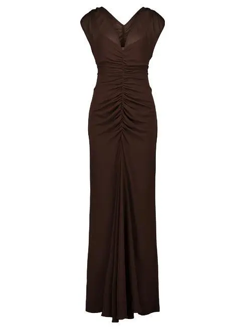 SAEMDI Frankie Dress - Dark Brown