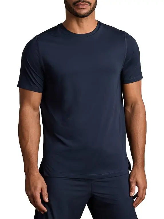 RHONE Endure Crewneck Short Sleeve Performance T-shirt - True Navy