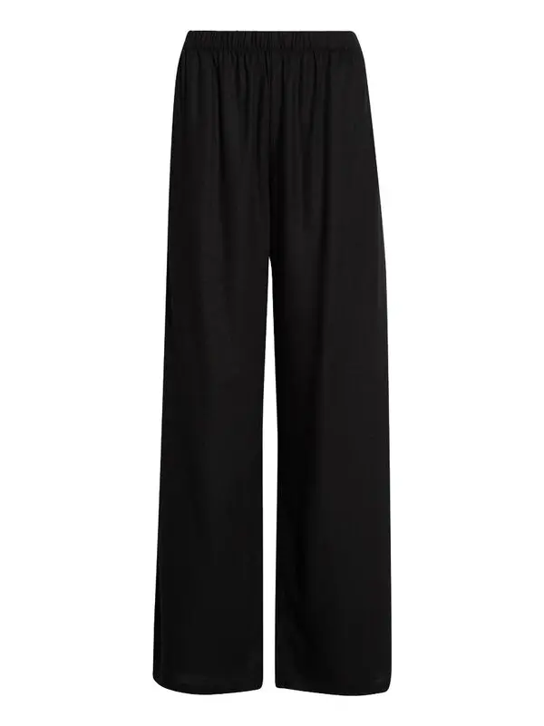 Paige Jude Wide Leg Pants - Black