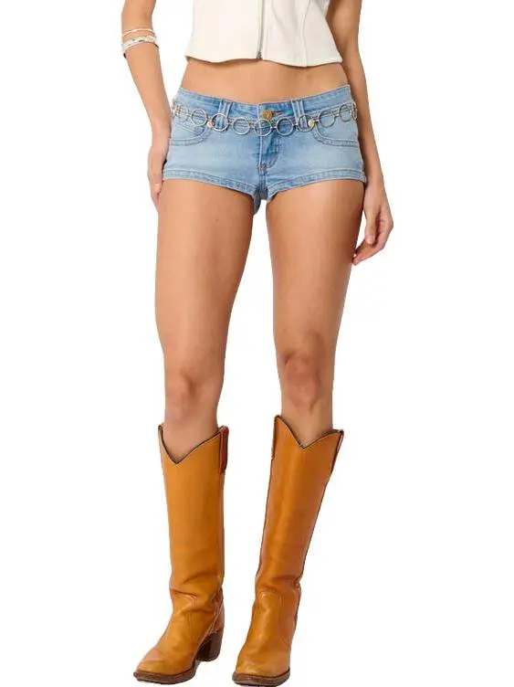 Abrand Denim Denim Microshorts - Jody Blue