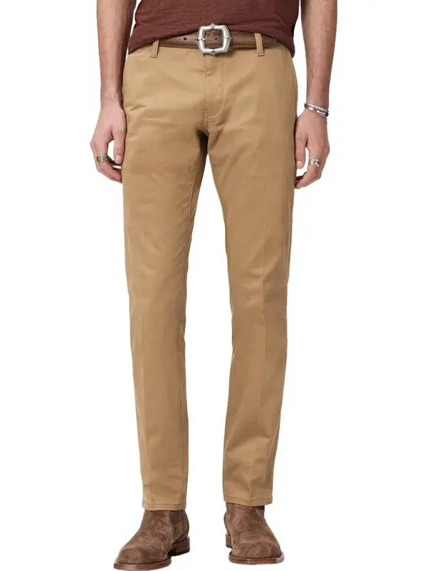 John Varvatos Motor City Slim Fit Jeans - Light Khaki
