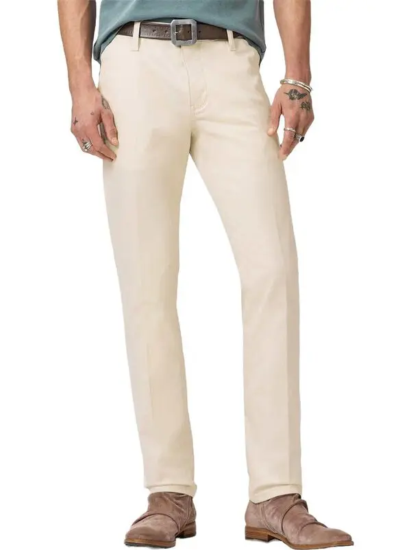 John Varvatos Motor City Slim Fit Jeans - Off White