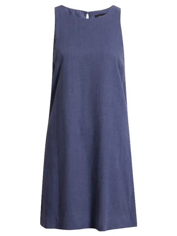 CECE DUPRAZ Sleeveless A-line Dress - Indigo